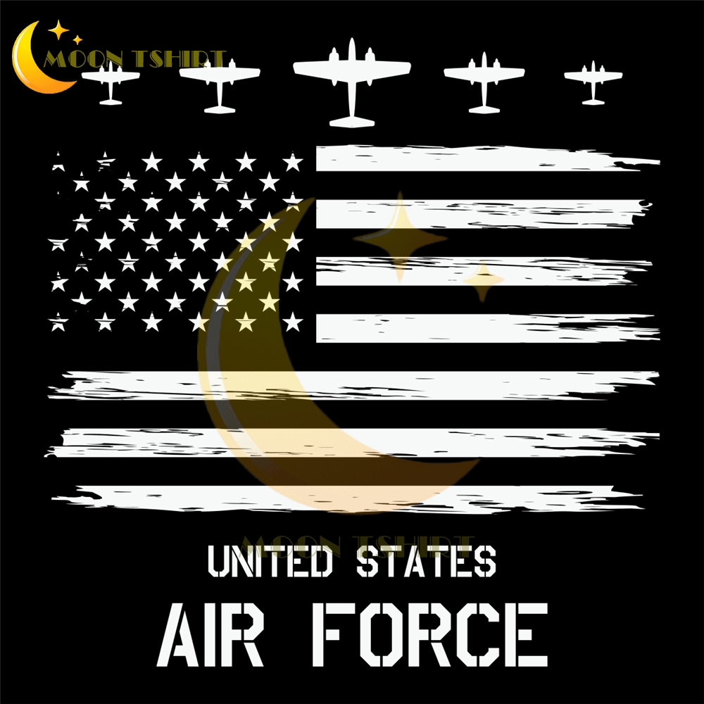 United States Air Force American Flag SVG | Inspire Uplift