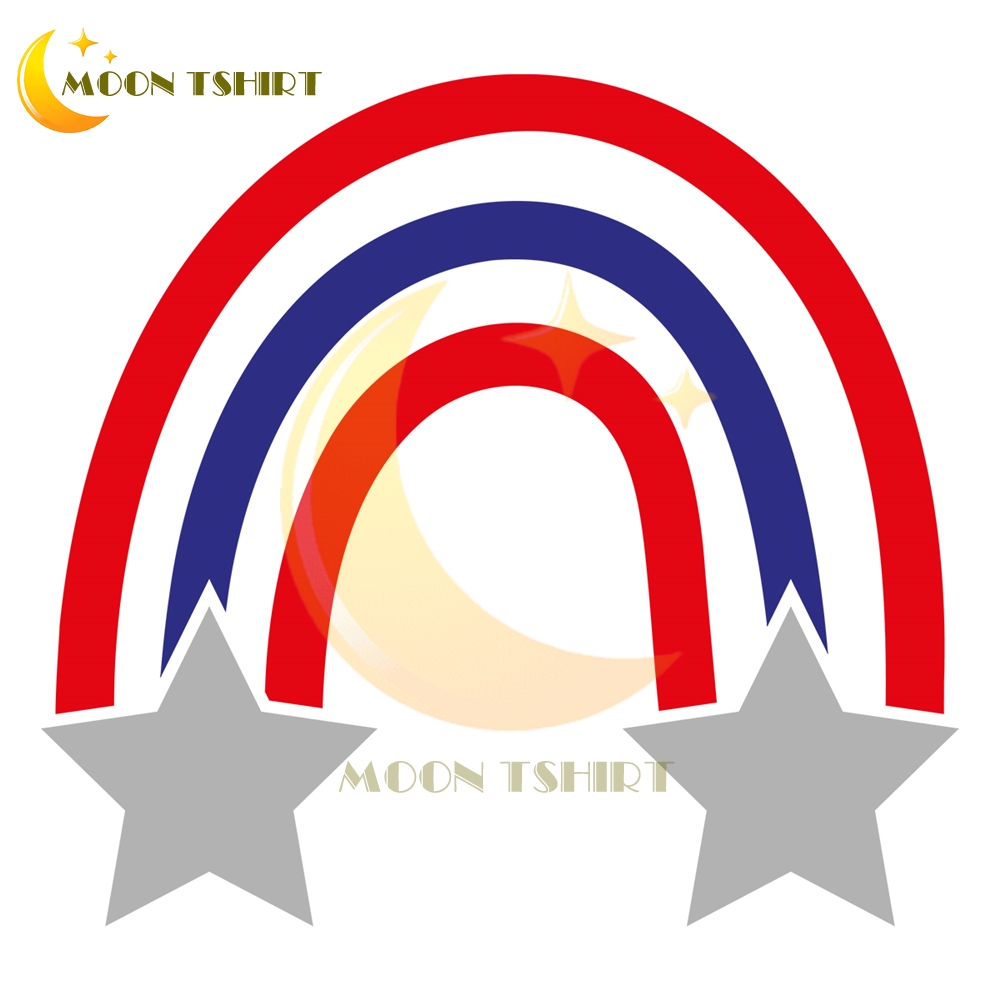 4th Of July Boho Rainbow SVG - Inspire Uplift