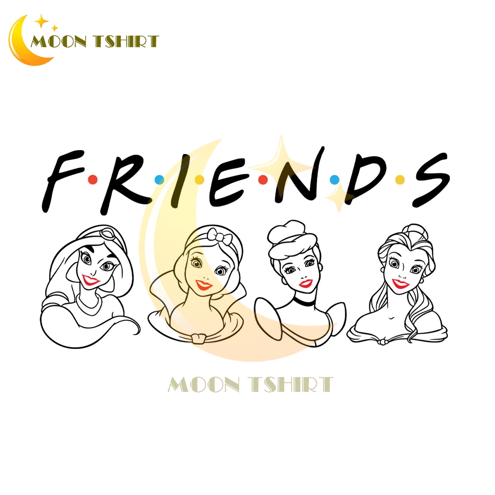 Disney Princesses Friend SVG | Inspire Uplift