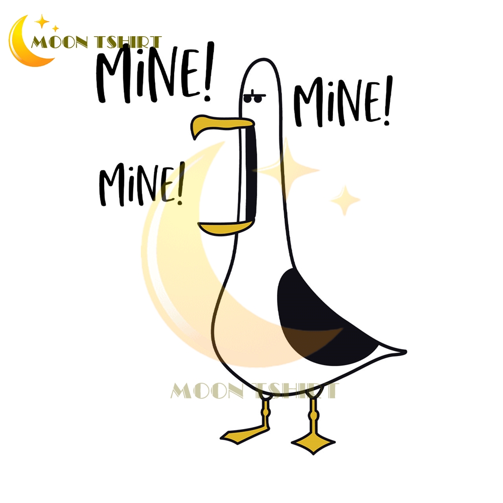 Mine Mine Mine Finding Nemo Seagull SVG | Inspire Uplift