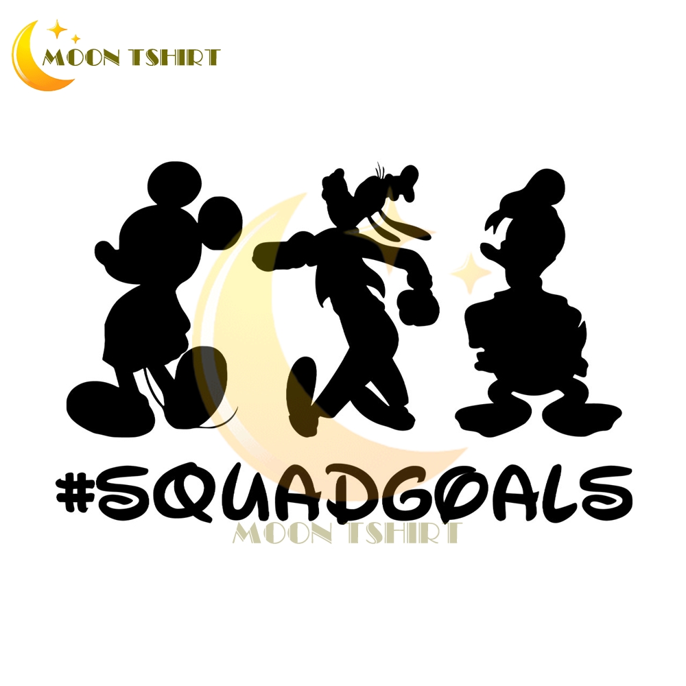 Mickey Mouse and Friends Squad Goals SVG | Inspire Uplift