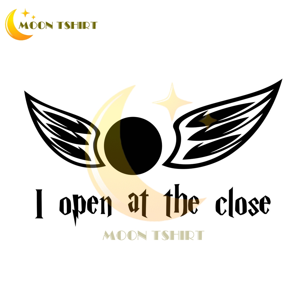 I Open At The Close Harry Potter Snitch Logo SVG | Inspire Uplift