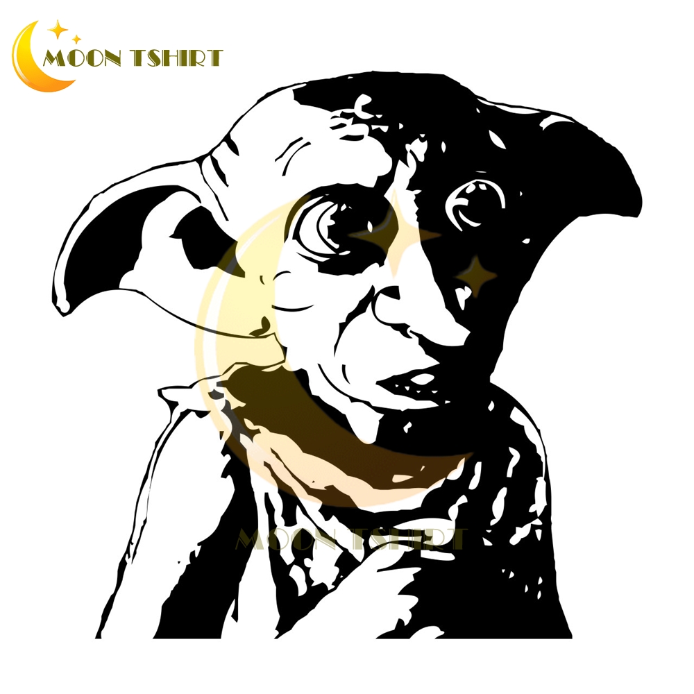 Dobby The House Elf Harry Potter Movie SVG Silhouette Vector | Inspire ...