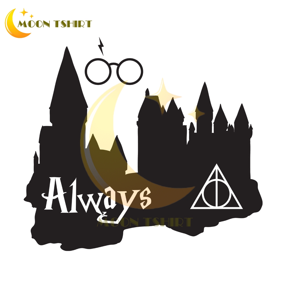 Hogwarts School Always Deathly Hallows SVG | Inspire Uplift