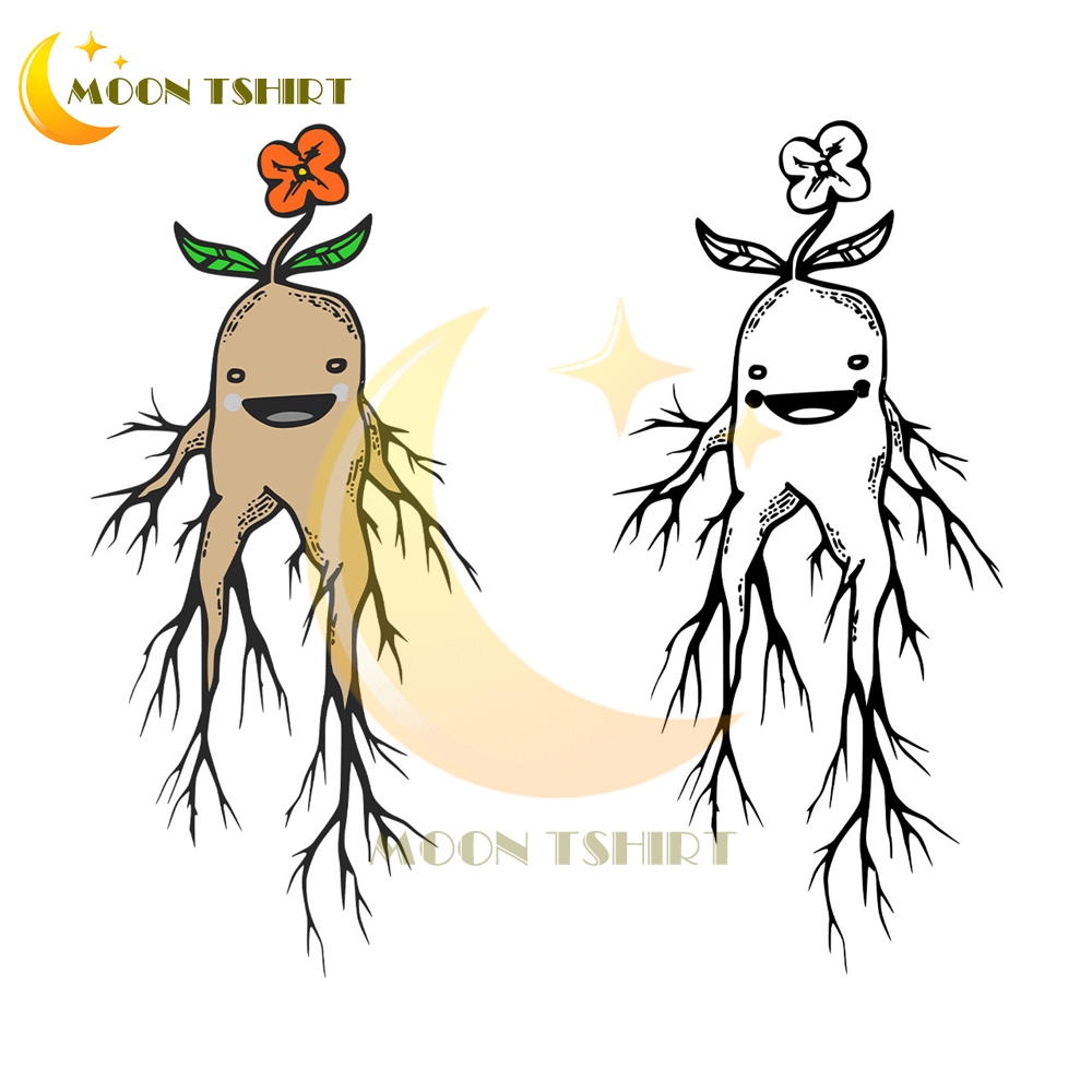 Harry Potter Smiley Mandrake Roots SVG | Inspire Uplift