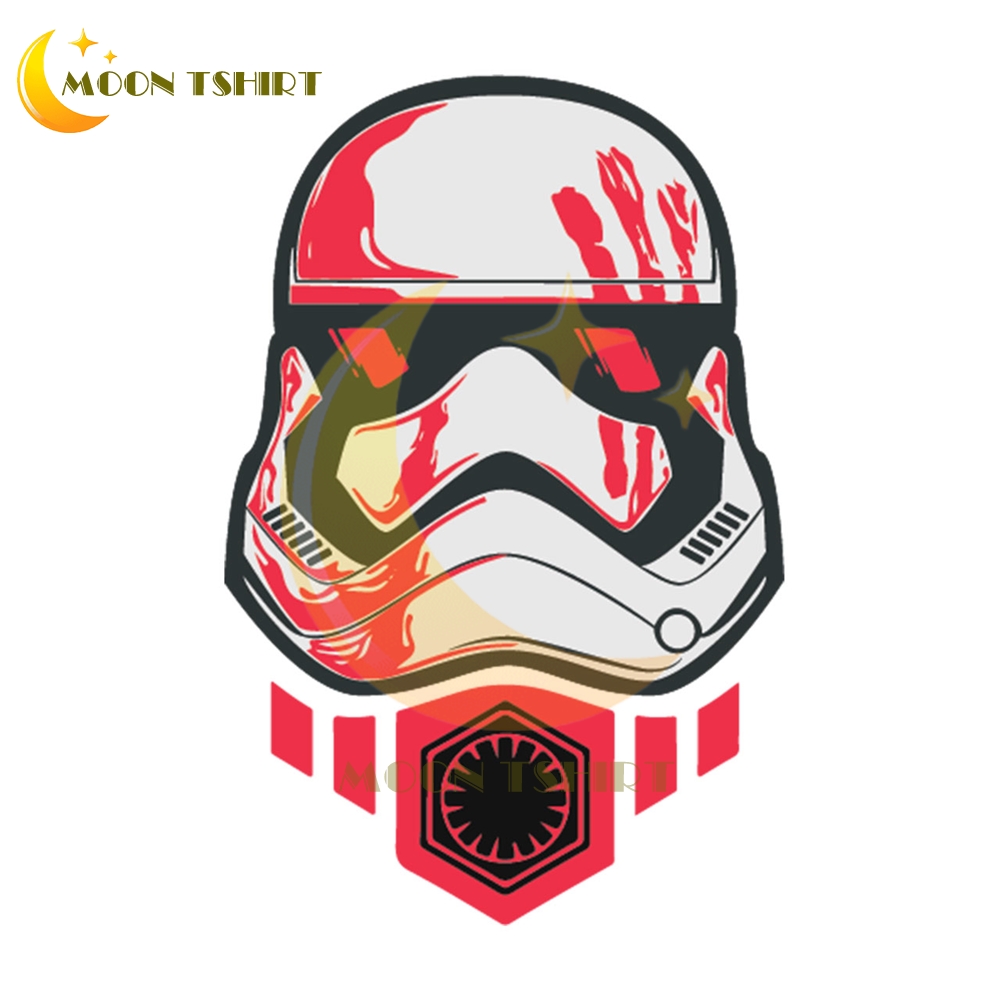 First Order Symbol Stormtrooper Army Red Helmet SVG | Inspire Uplift