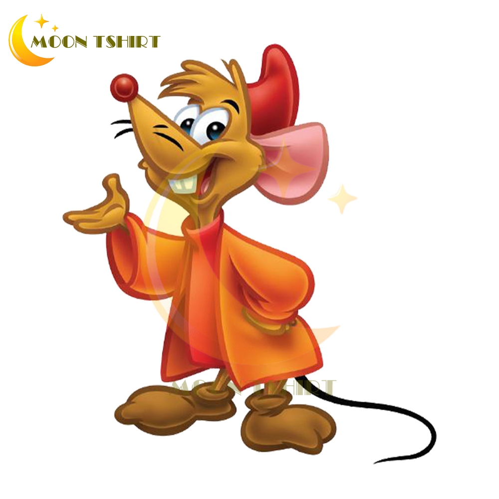 Cinderella Mouse Smile Jaq Disney Cartoon Character PNG | Inspire Uplift