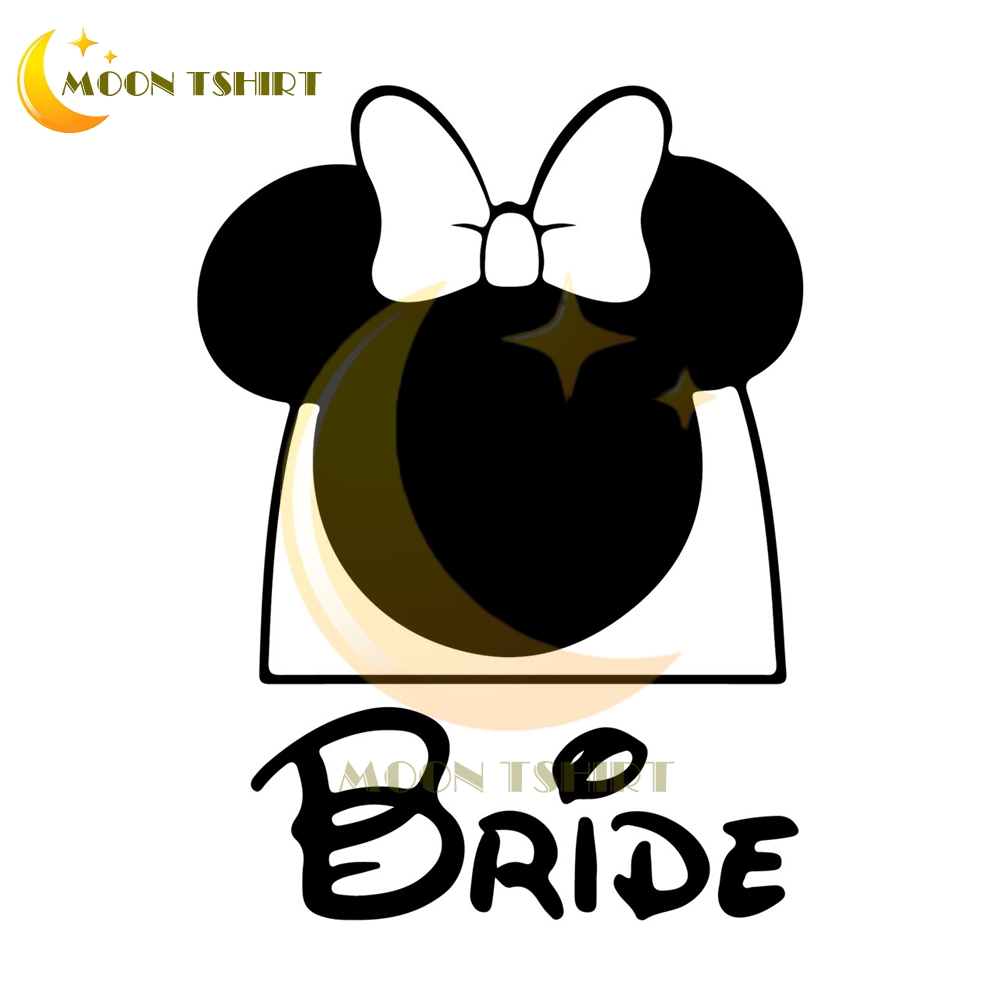 Minnie Bride Mouse Disney Wedding SVG Clipart | Inspire Uplift