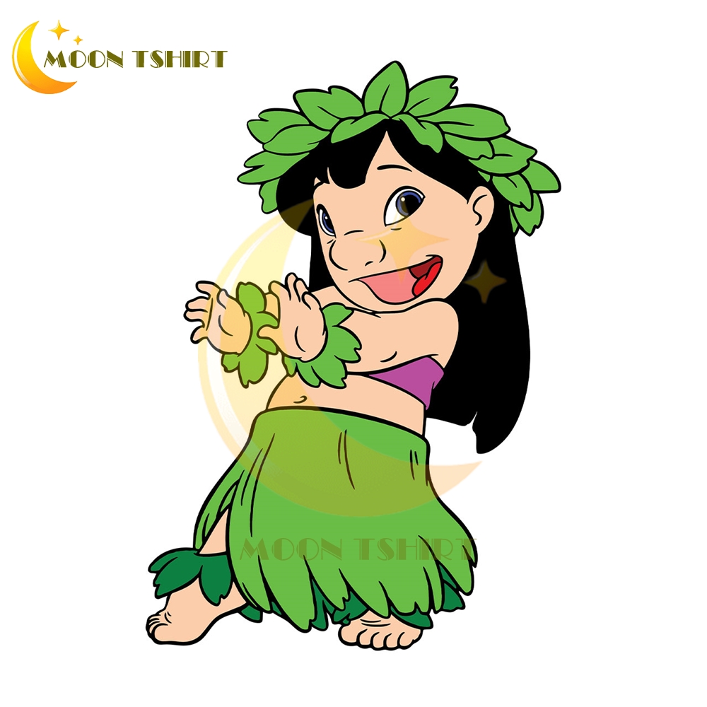 Hawaiian Beach Time Costume Disney Lilo Pelekai Clipart SVG | Inspire ...