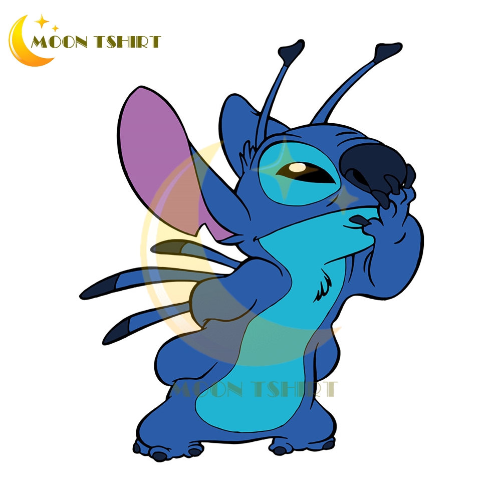 Disney Cute Alien Dog Stitch Cartoon Clipart SVG - Inspire Uplift