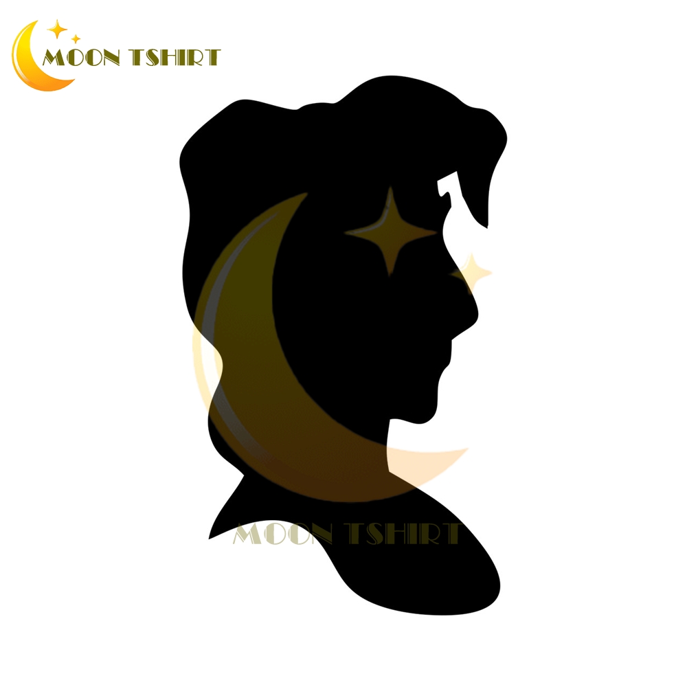 Disney Aladdin Head Silhouette Vector SVG | Inspire Uplift