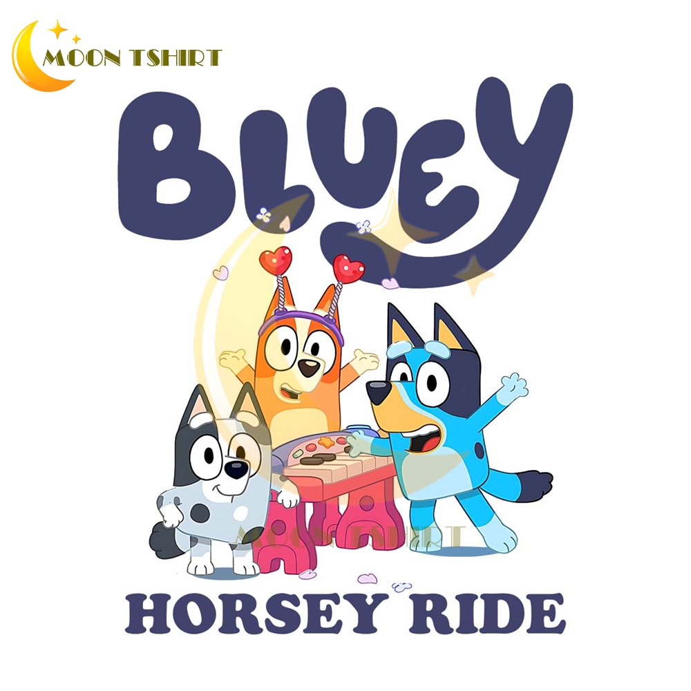Bluey Horsey Ride SVG Cricut Files | Inspire Uplift