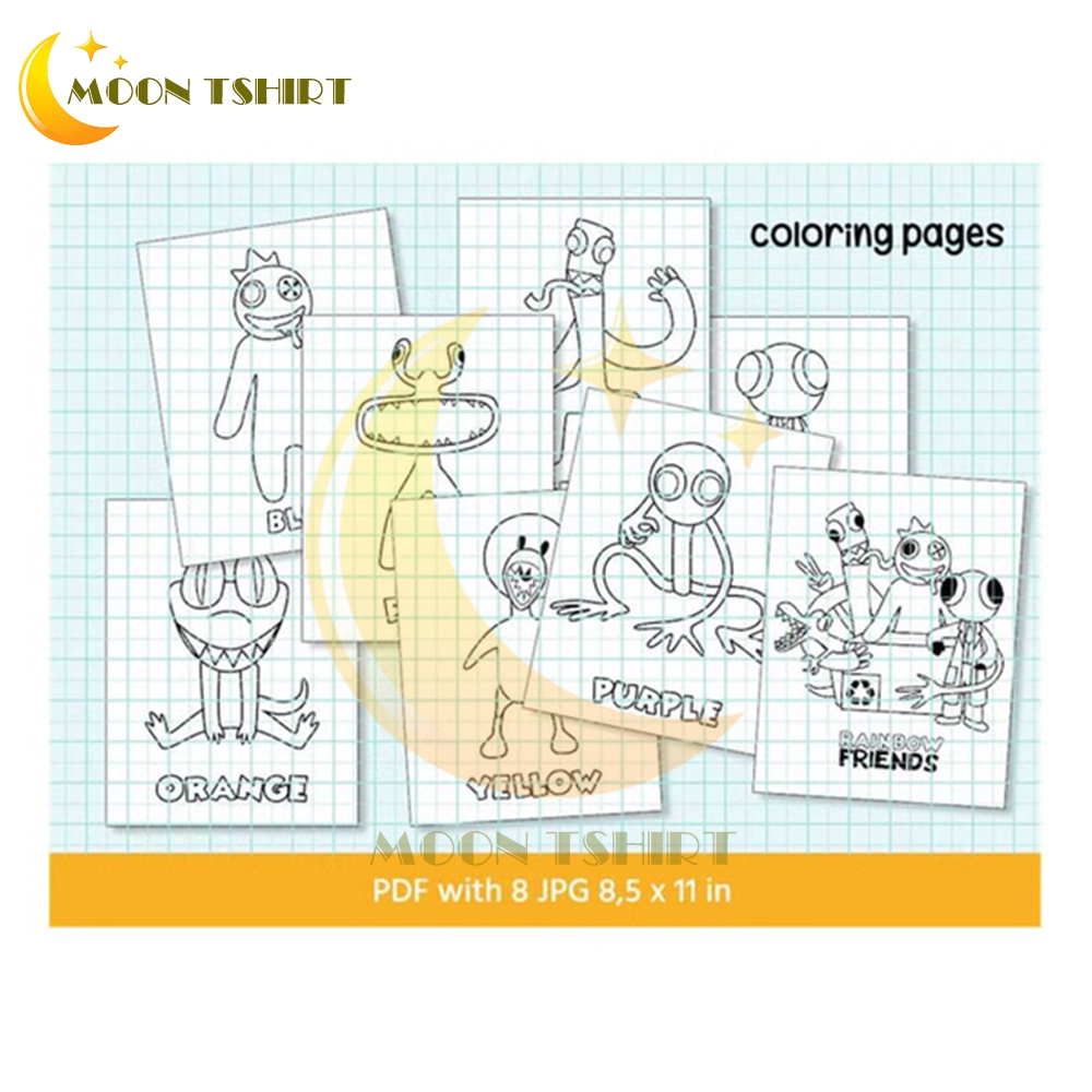 Coloring Monster Design Svg | Inspire Uplift