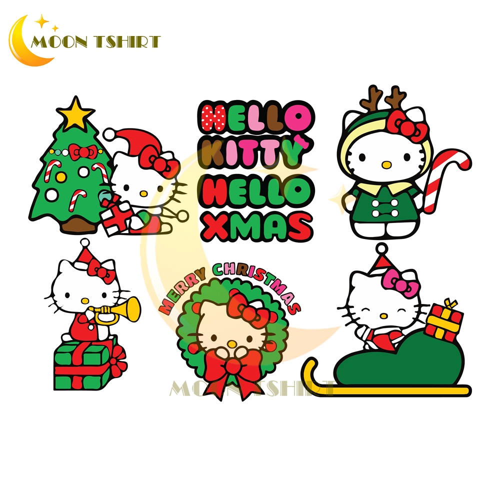 Hello Kitty Christmas SVG, Hello Kitty SVG, Christmas SVG | Inspire Uplift