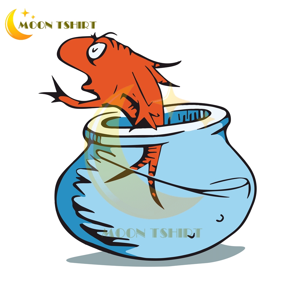 Dr Seuss Fish Bowl SVG | Inspire Uplift