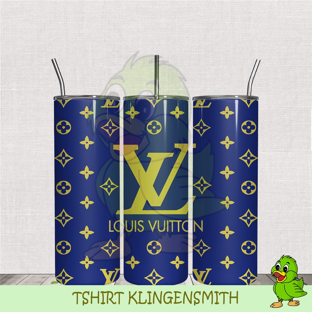 Louis Vuitton Famous Brand Monogram Tumbler Wrap PNG | Inspire Uplift