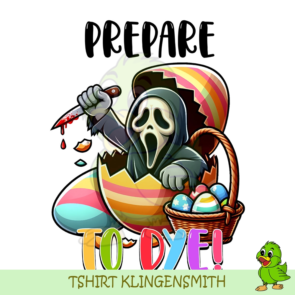 Prepare To Dye Ghostface Easter Egg Png | Inspire Uplift