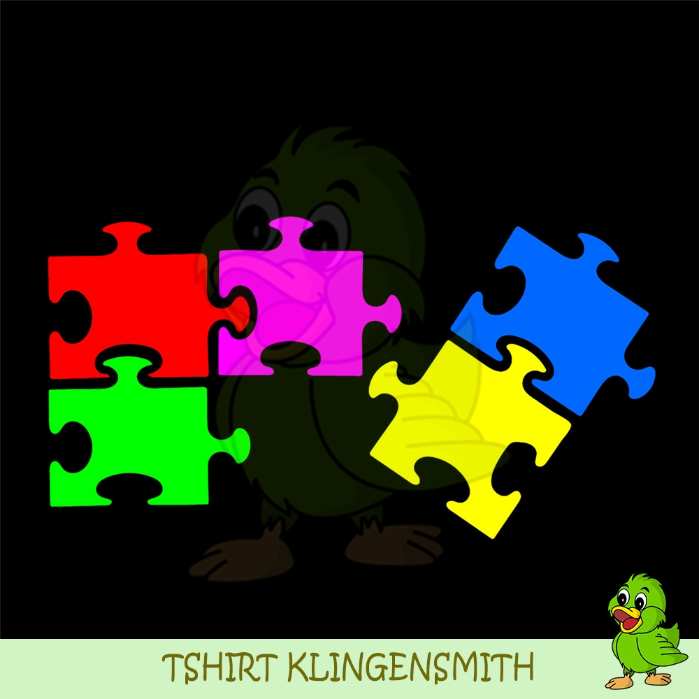 Classic Colorful Puzzle For Autism Day PNG | Inspire Uplift