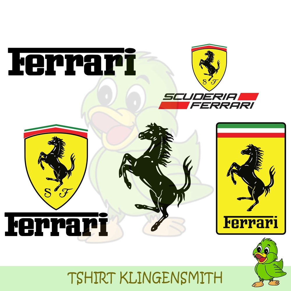 Ferrari SVG Cricut PRINT Sticker | Decal | High Quality | Di - Inspire ...