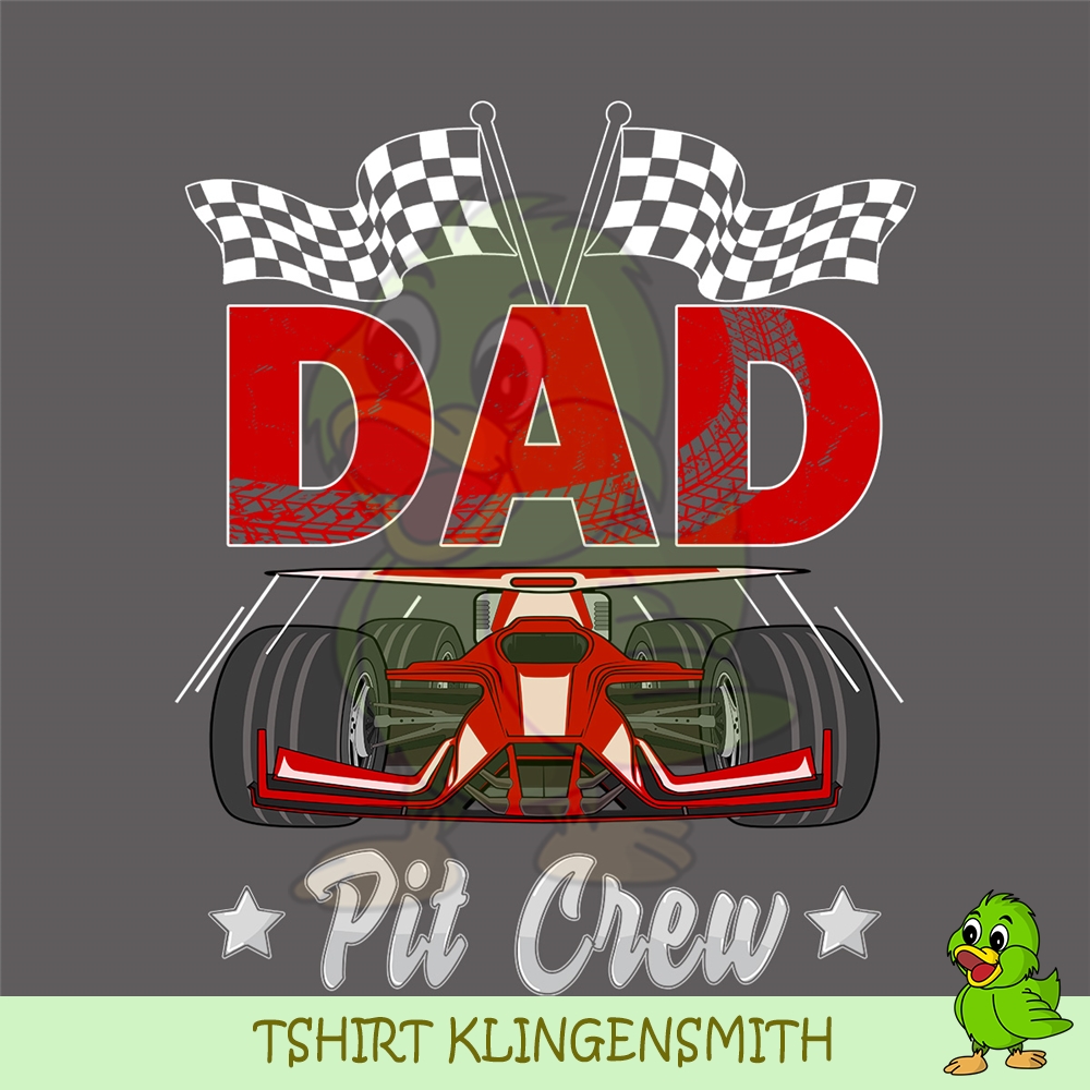 The Pit Crew Dad Formula Racing Car PNG | Inspire Uplift