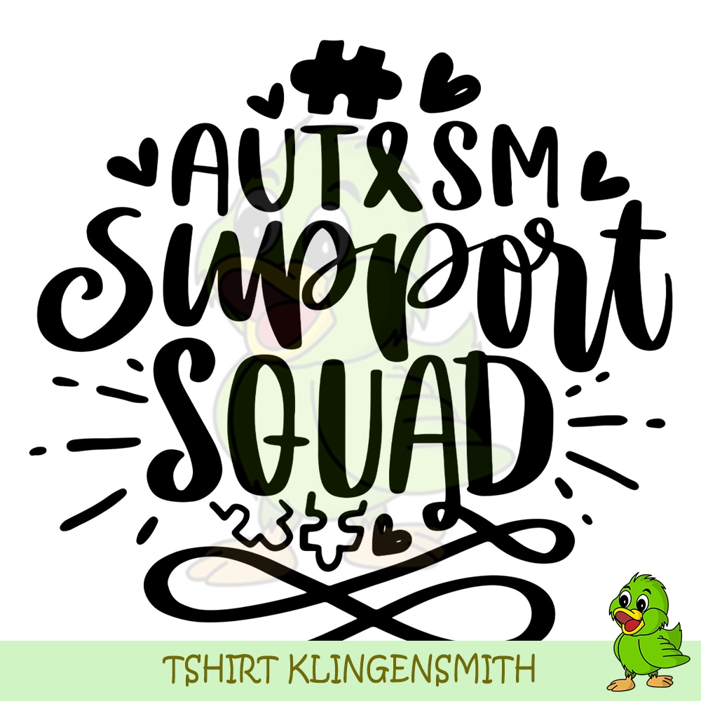 Autism Support Squad Love Awareness Puzzle SVG - Inspire Uplift