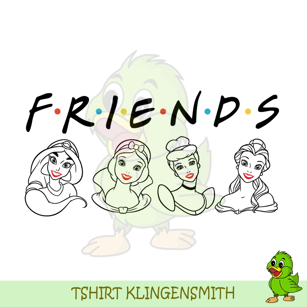 Disney Princesses Friend SVG | Inspire Uplift