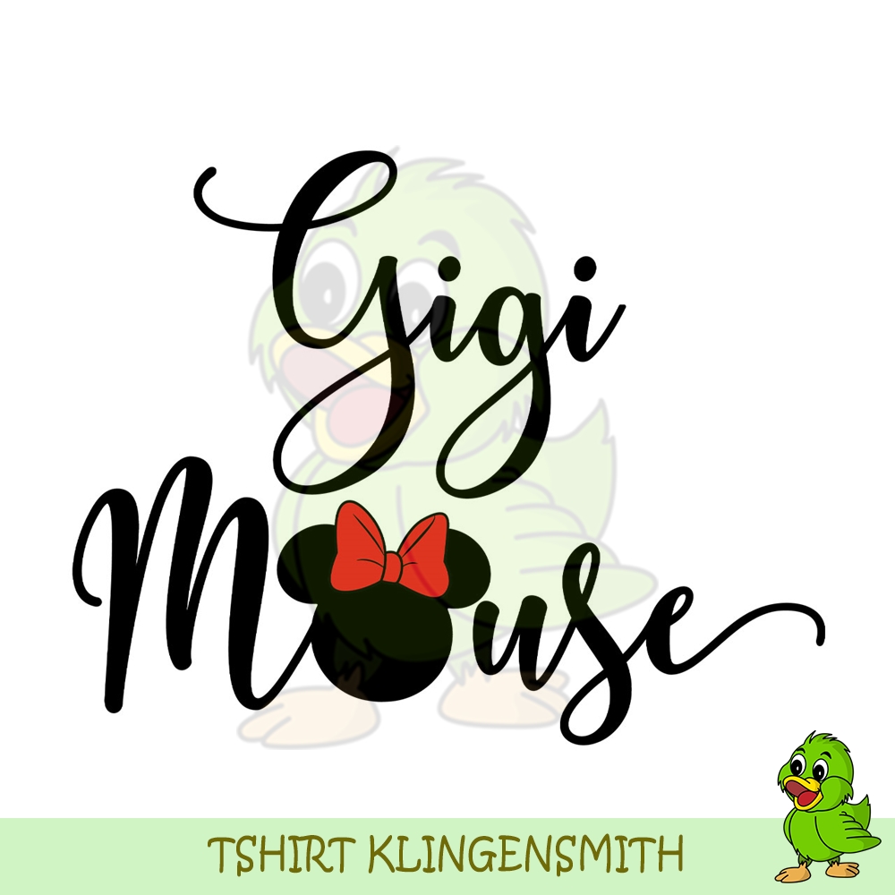 Gigi Minnie Mouse SVG | Inspire Uplift
