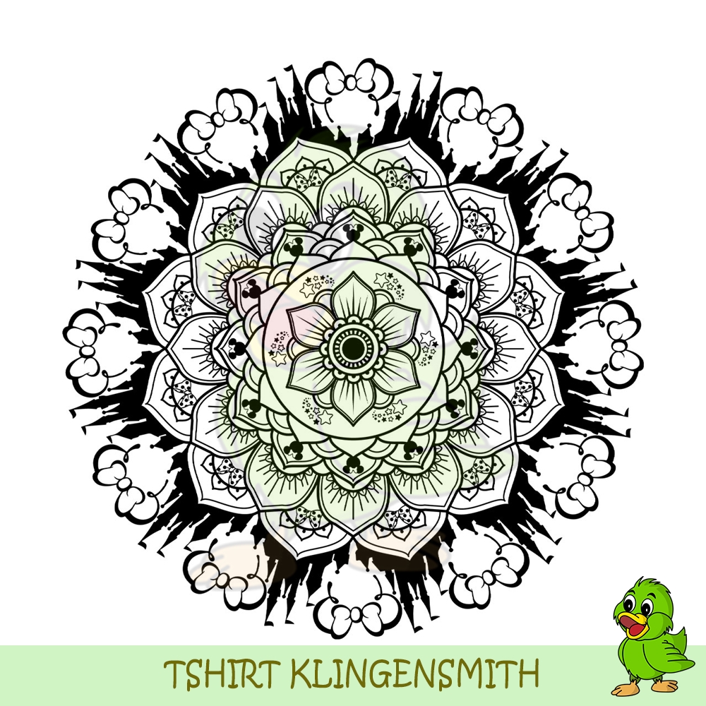 Flower Mandala Pattern Minnie Mouse SVG | Inspire Uplift