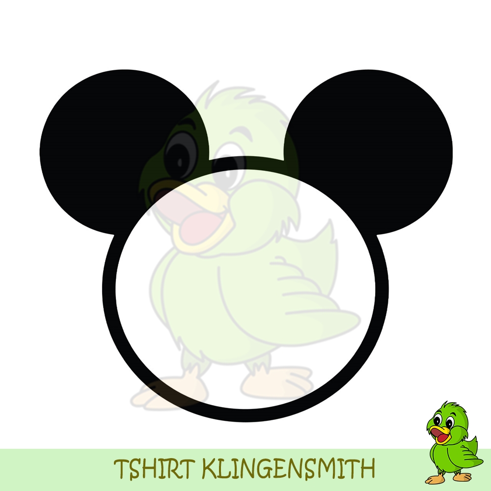 Black White Magic Mickey Mouse Head SVG | Inspire Uplift