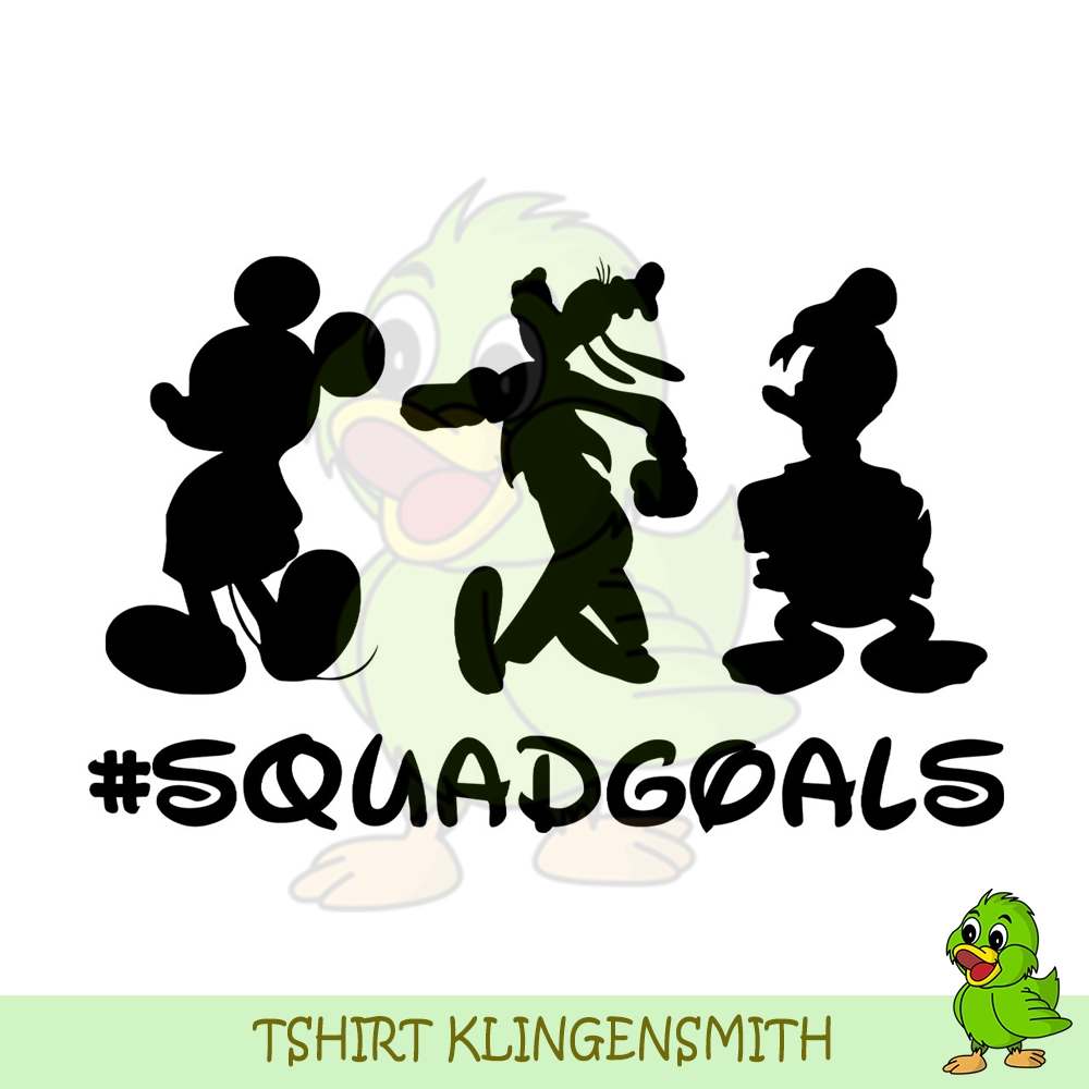 Mickey Mouse and Friends Squad Goals SVG | Inspire Uplift