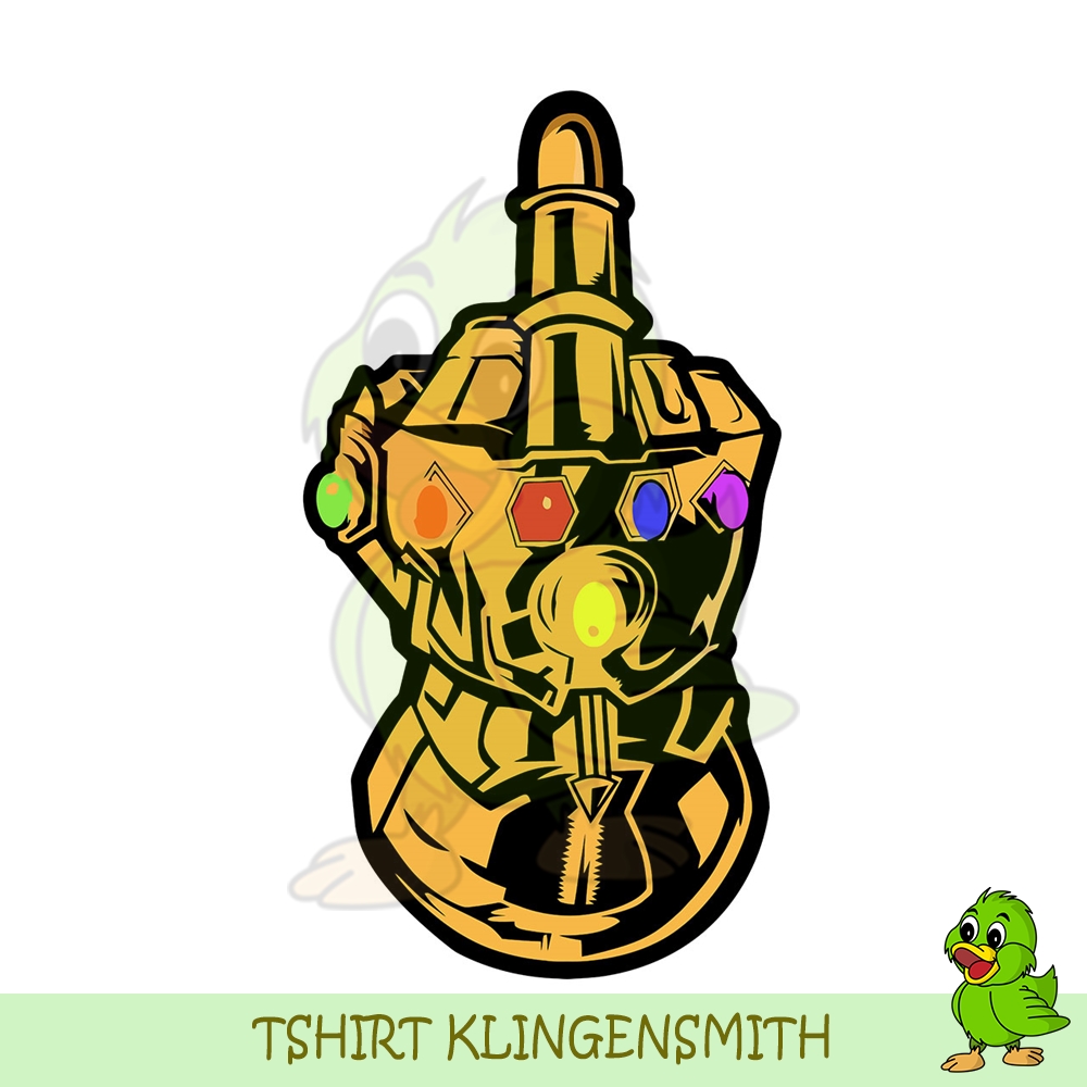 Avengers Middle Finger Infinity Gauntlet SVG | Inspire Uplift