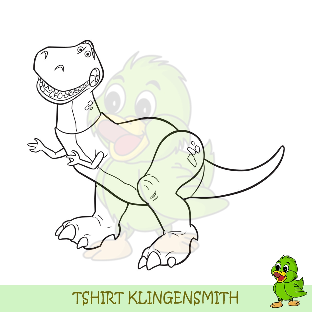 Disney Cartoon Toy Story Character Tyrannosaurus Rex Toy Sil | Inspire ...