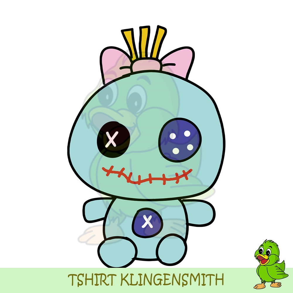 Disney Lilo & Stitch Doll Scrump Vector SVG | Inspire Uplift