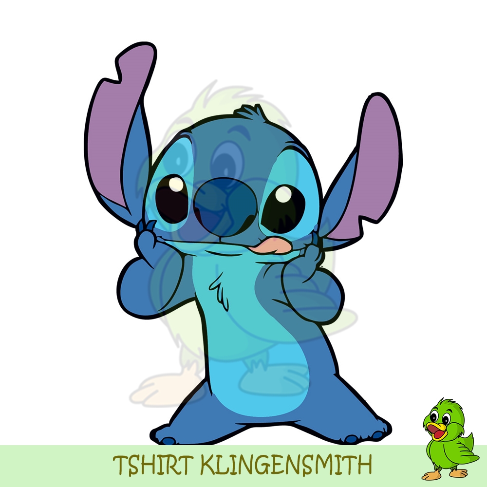 Disney Cute Alien Dog Stitch Clipart SVG | Inspire Uplift