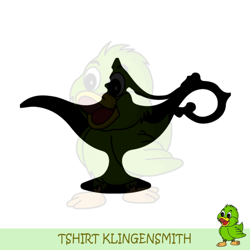 Aladdin The Magic Lamp Silhouette Vector SVG | Inspire Uplift