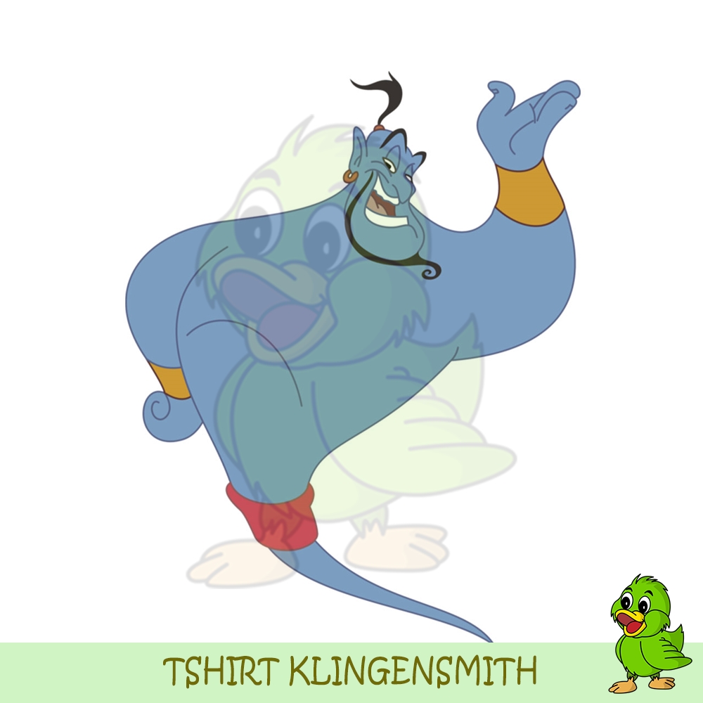 The Magic Oil Lamp Jinn Genie Disney Aladdin PNG | Inspire Uplift
