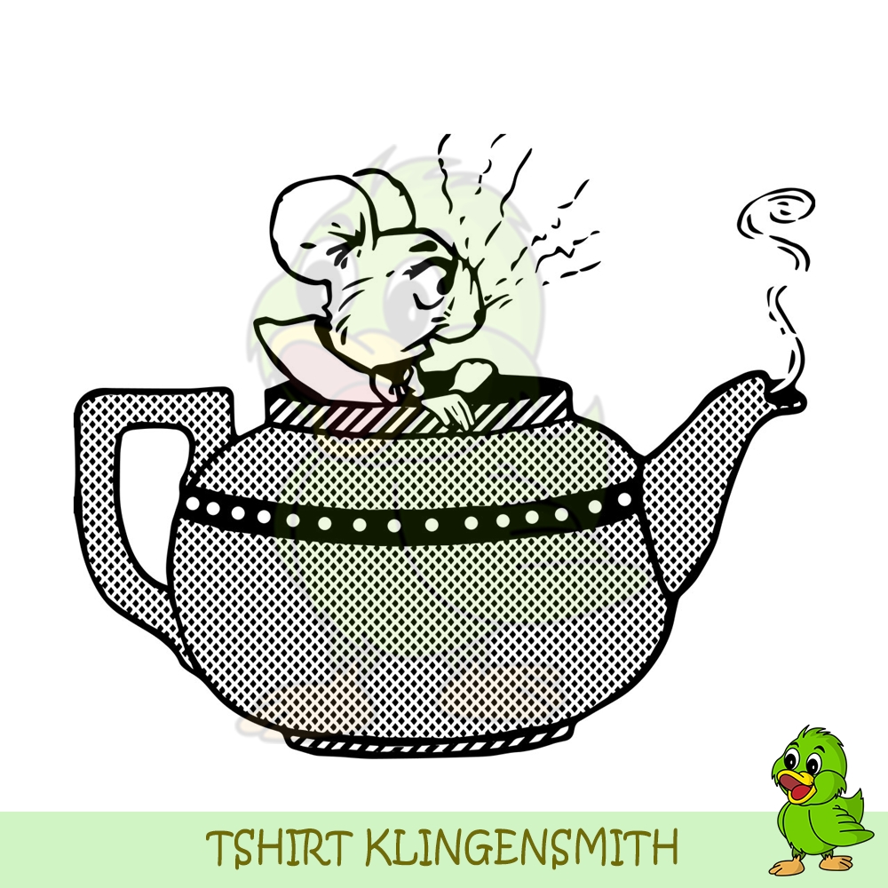 Mouse In The Tea Cup Alice In Wonderland Tea Party SVG | Inspire Uplift