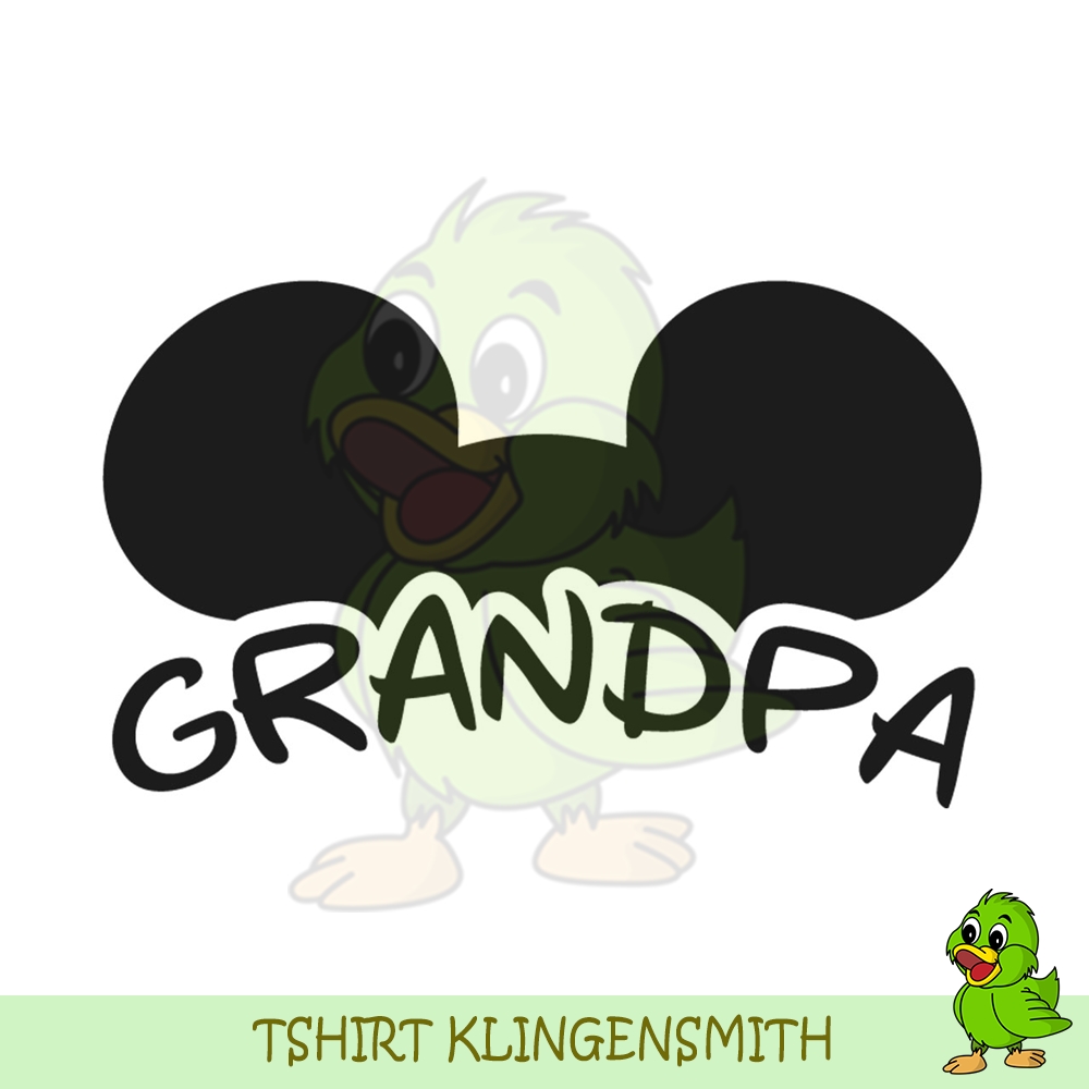 Grandpa Disney Mickey Magic Mouse Ears Vector SVG | Inspire Uplift