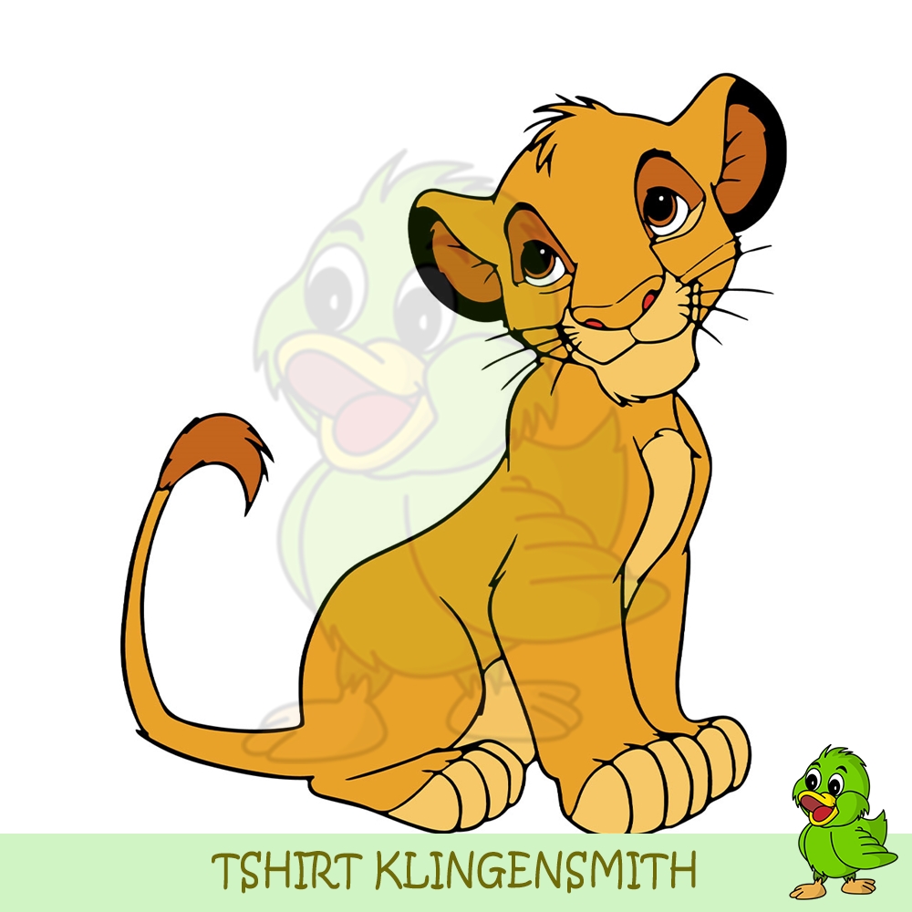 Disney The Lion King Simba Cartoon Vector SVG | Inspire Uplift