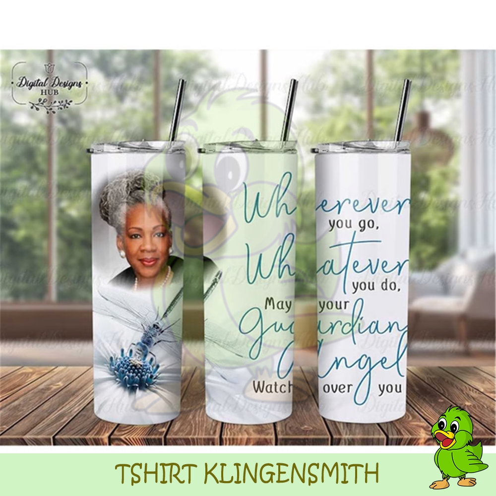 In Loving Memory Memorial Tumbler Wrap PNG, Dragonfly Sympat | Inspire ...
