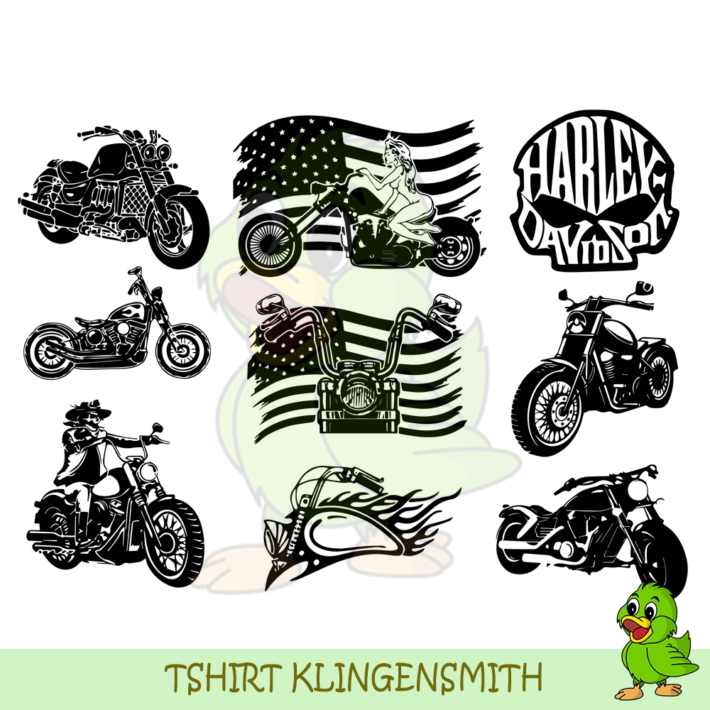 Motorcycle SVG Bundle, Motor Bike Svg, Motorcycle Clipart, M | Inspire ...