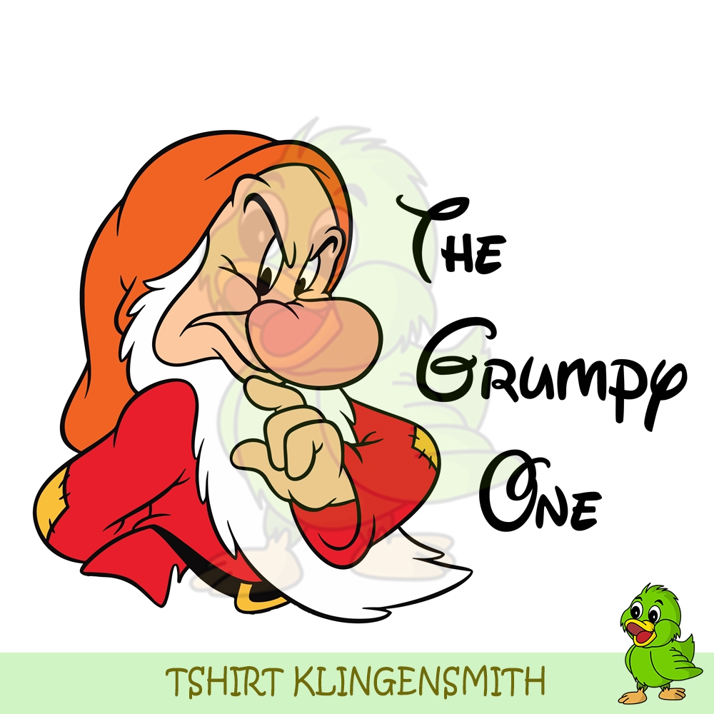 The Grumpy One Dwarf Svg, Snow White and the Seven Dwarfs | Inspire Uplift