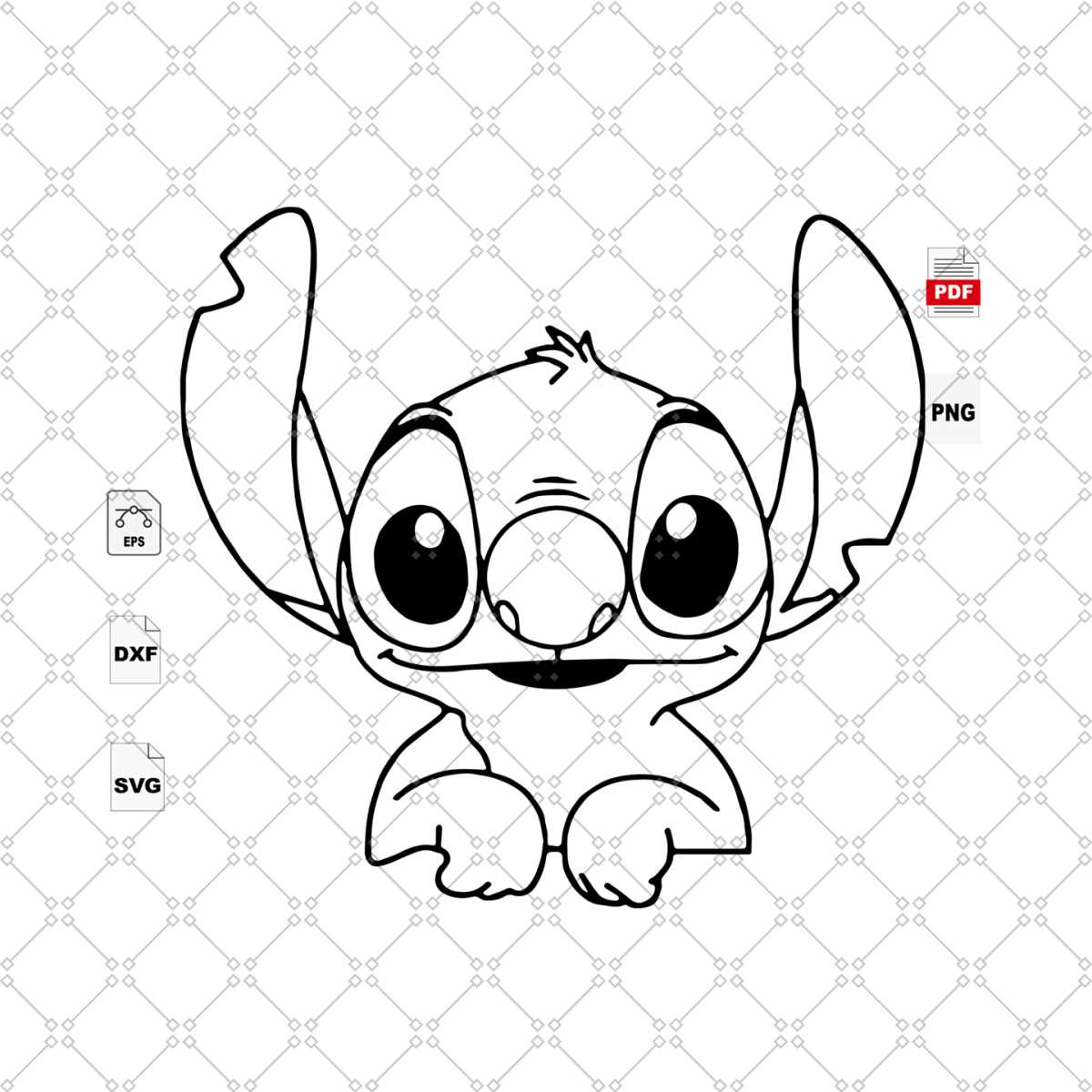 Stitch Svg, Stitch Vector, Stitch Lover, Stitch and lilo svg | Inspire ...