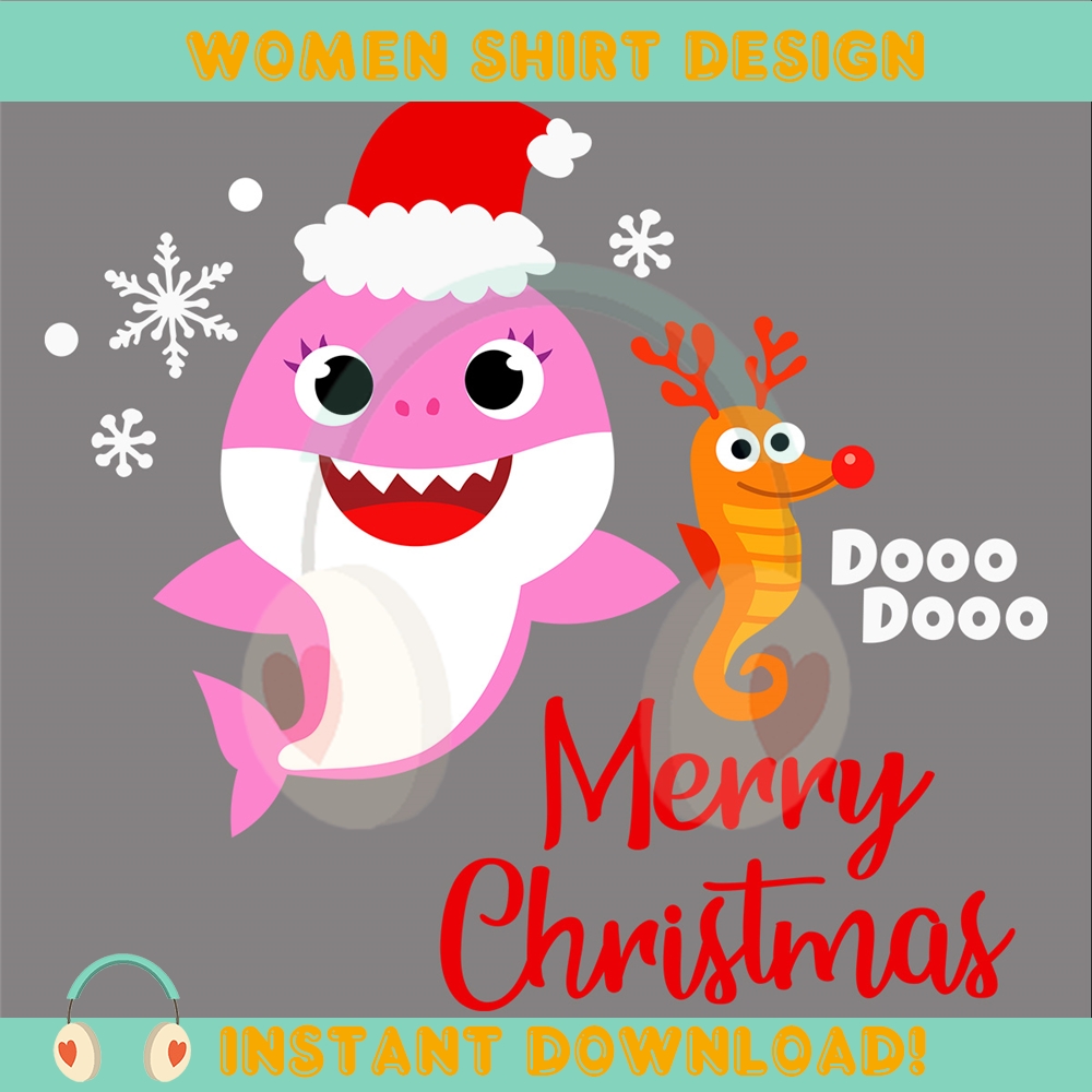 Merry Christmas Santa Baby Shark Dodo SVG | Inspire Uplift