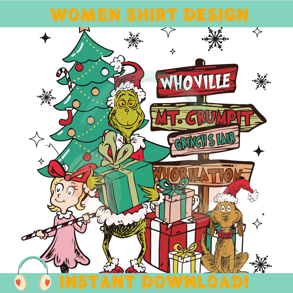 Whoville Png, Christmas Character Png, Merry Christmas Png, | Inspire ...