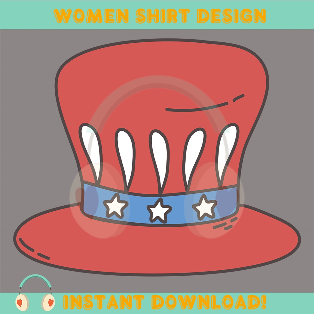 Patriotic Uncle Sam 4th Of July Day SVG | Inspire Uplift