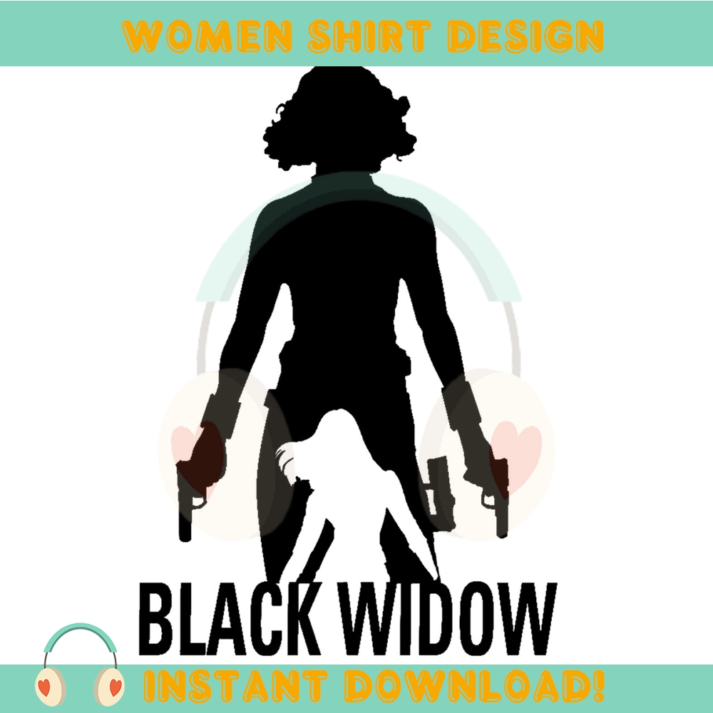 Marvel Avengers Superheroines Black Widow SVG Silhouette Cri | Inspire ...