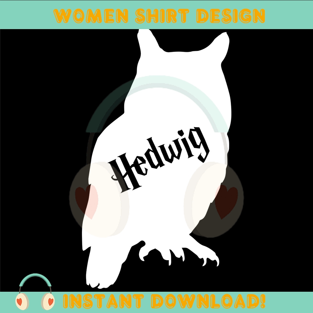 Hedwig Harry Potter Owl SVG Silhouette Vector | Inspire Uplift