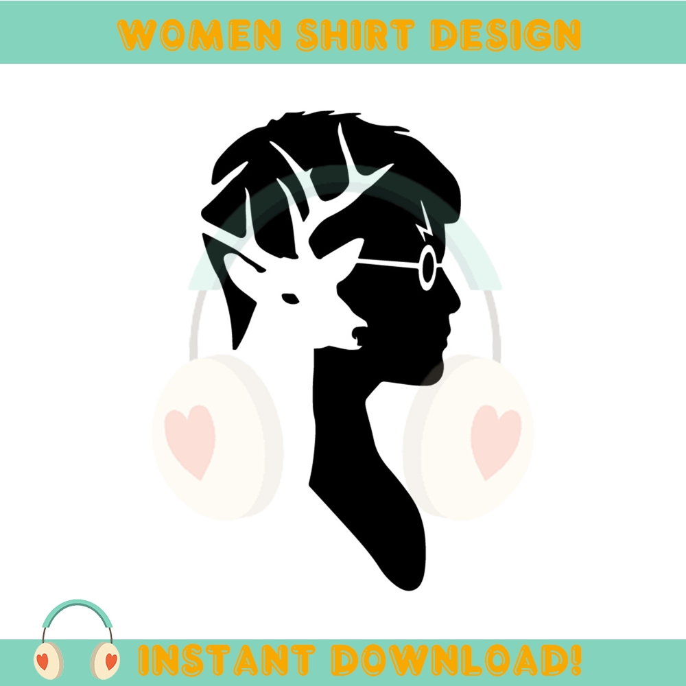 Harry Potter Head Side View SVG Silhouette Cut Files | Inspire Uplift
