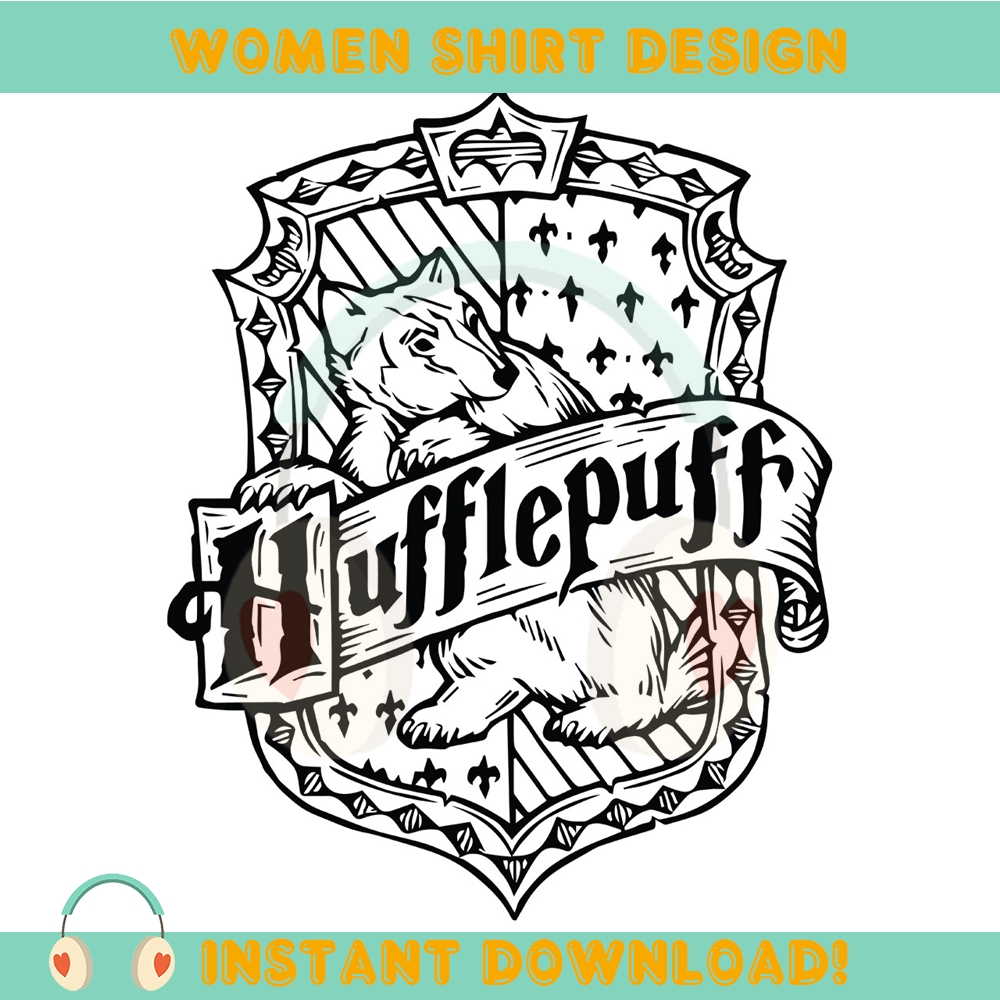 Hufflepuff Logo Quidditch Champions SVG Cutting Files | Inspire Uplift